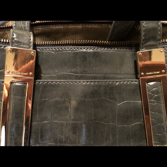 Ivanka Trump | Bags | Ivanka Trump Charcoal Grey Handbag | Poshmark